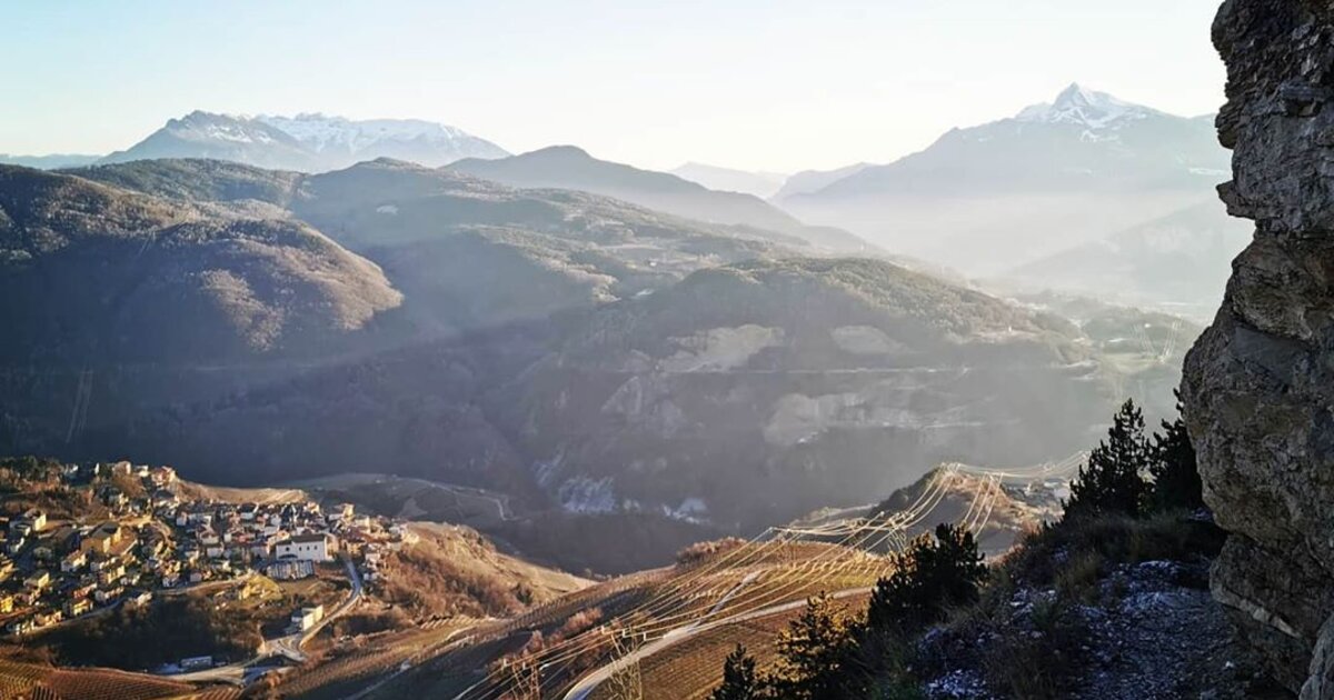 The Dos Paion panoramic point - Monte Corona - Fiemme